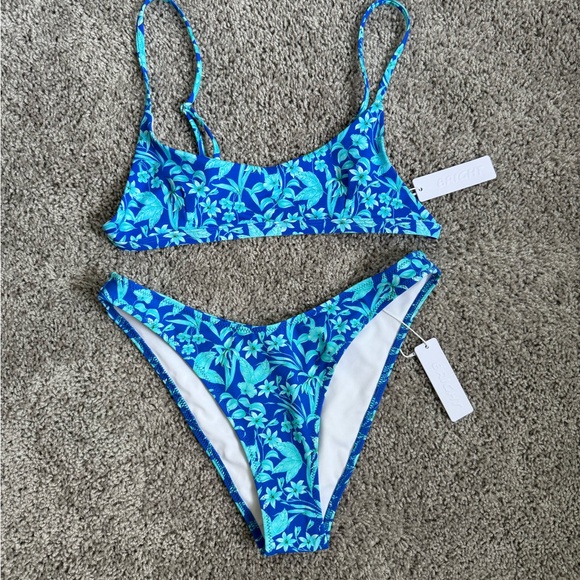 Bright Swimwear | Swim | Bright Swimwear Blue Floral Bikini Set | Poshmark